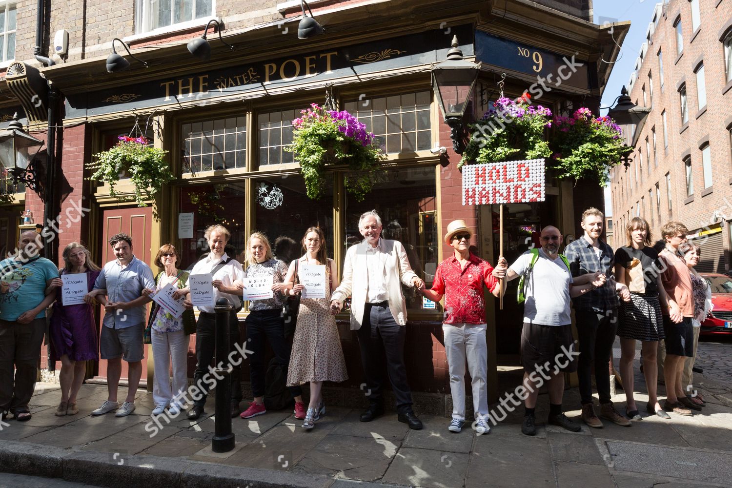 Dan Cruickshank Outside Water Poet Pub Editorial Stock Photo - Stock ...