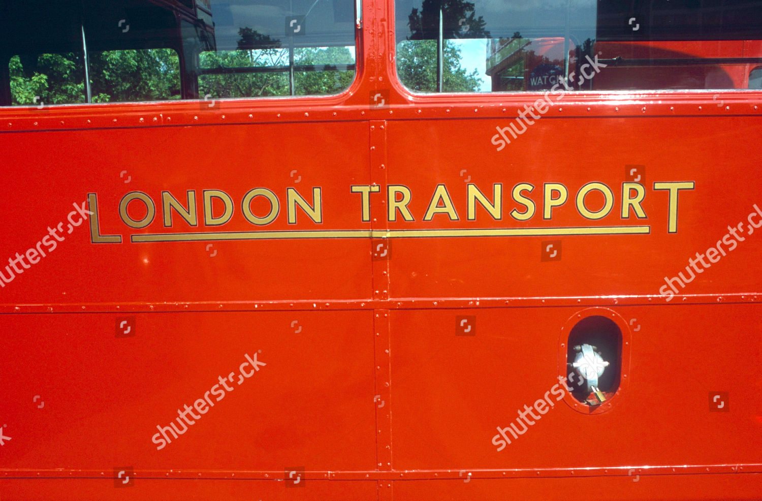 London Transport Logo On Routemaster Bus Editorial Stock Photo - Stock ...