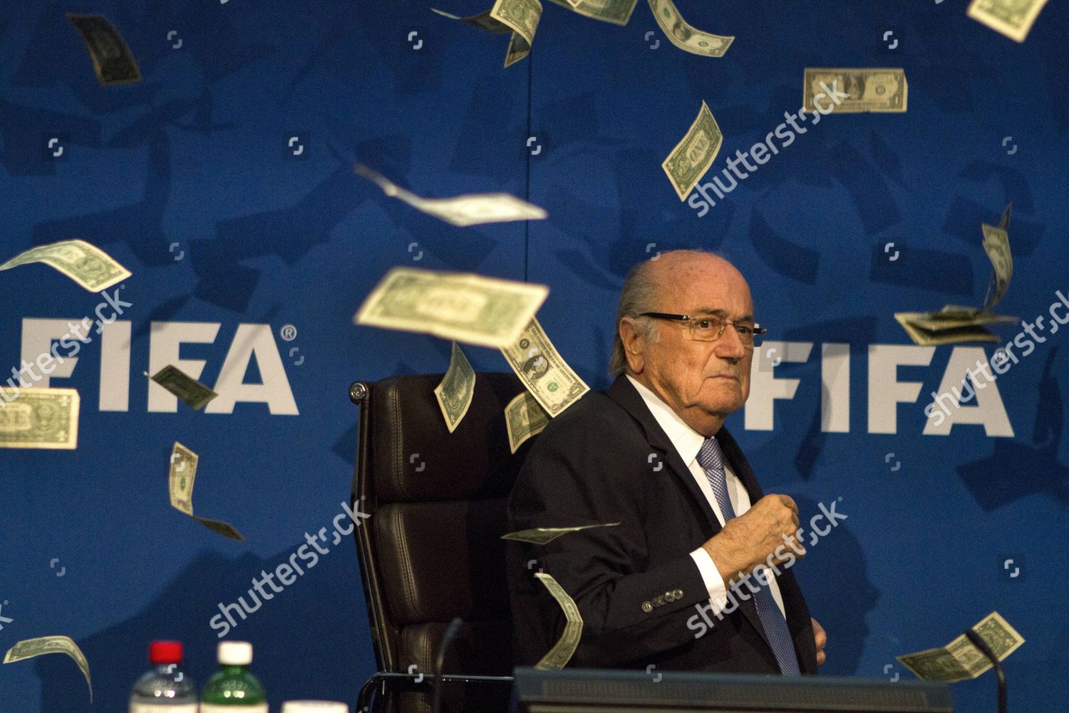 Fifa President Sepp Blatter Has Fake Editorial Stock Photo - Stock ...