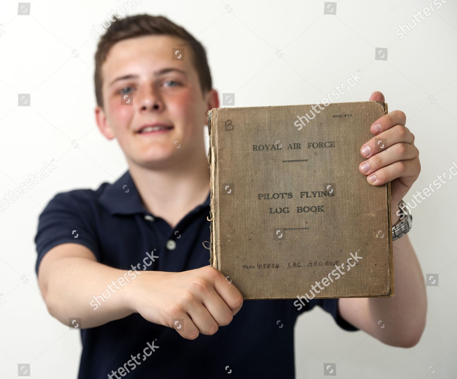 Jake Groves His Great Grandfathers Log Editorial Stock Photo - Stock ...