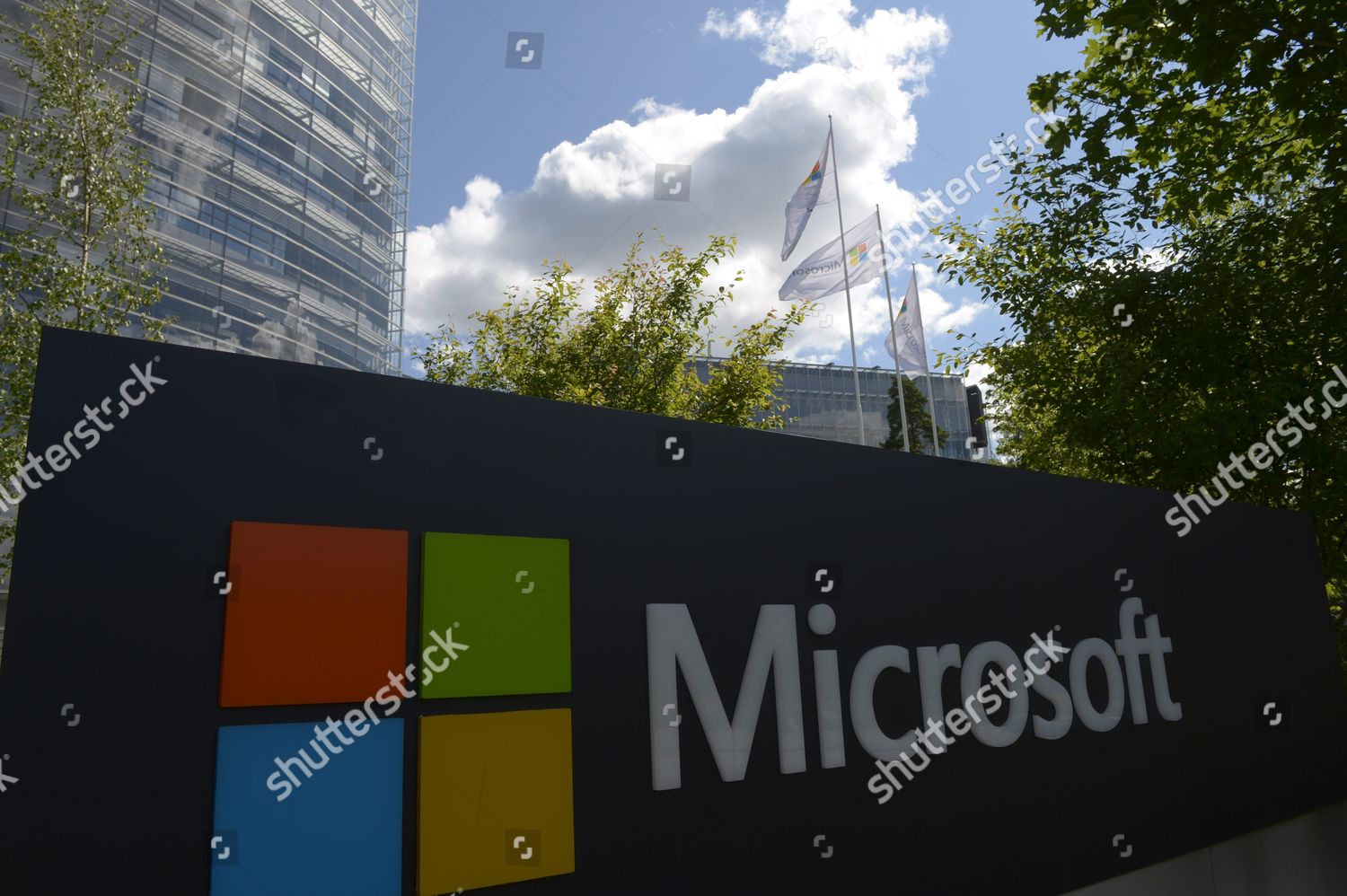 Sign Microsoft Offices Espoo Finland Editorial Stock Photo - Stock ...