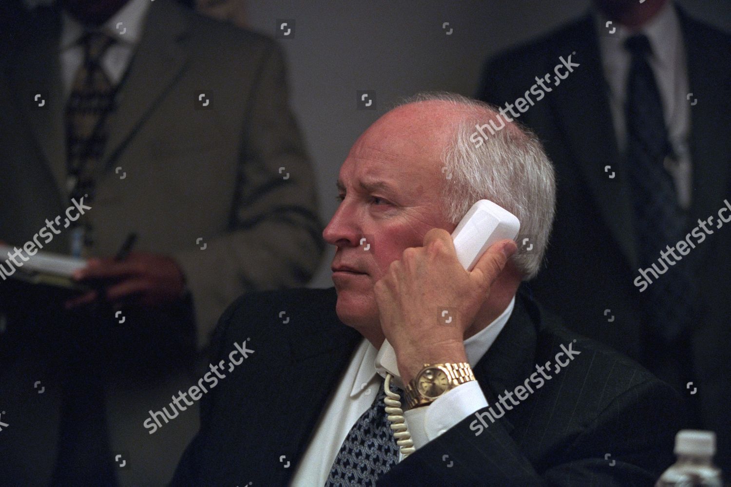 Vice President Cheney Presidents Emergency Operations Editorial Stock ...