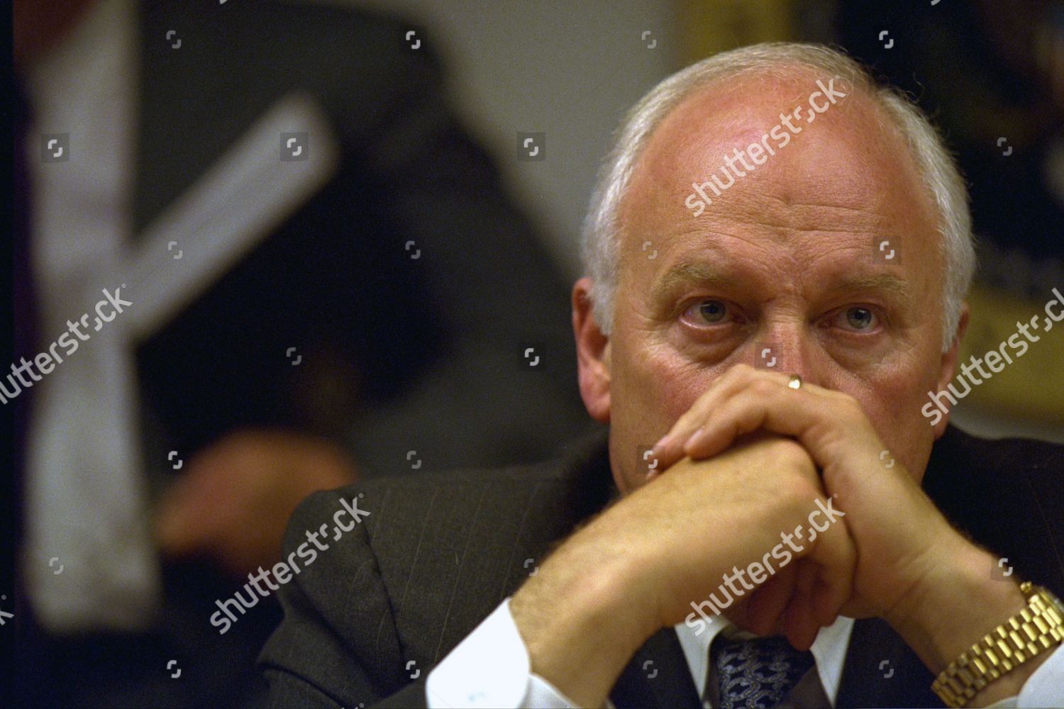 Vice President Cheney Presidents Emergency Operations Editorial Stock ...