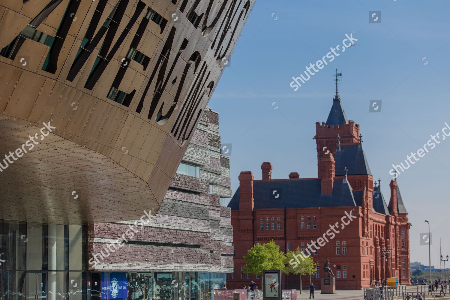 Pierhead Building Harbour Drive Cardiff Bay Editorial Stock Photo ...