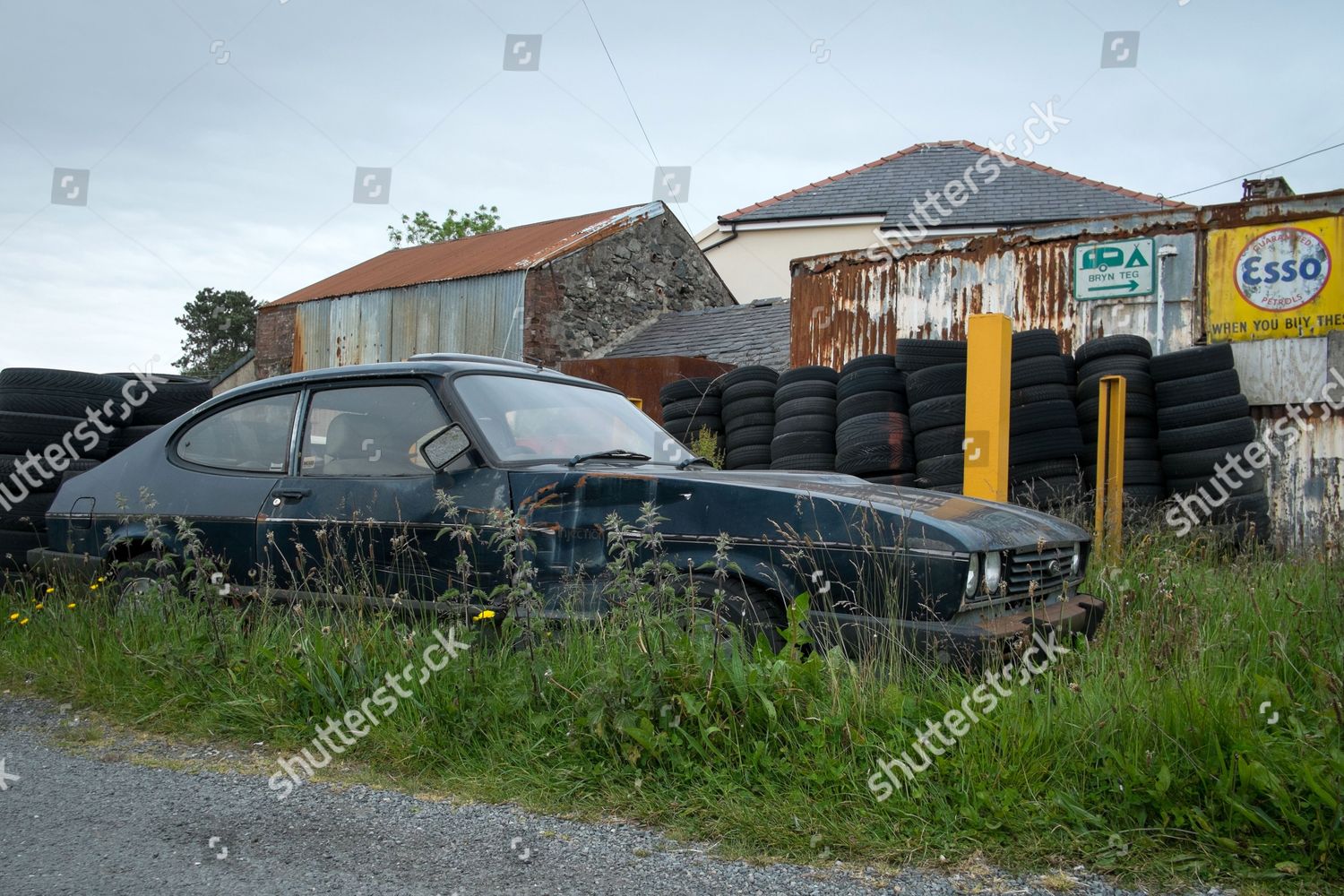 Long Forgotten Ford Capri Slowly Rusting Editorial Stock Photo - Stock ...