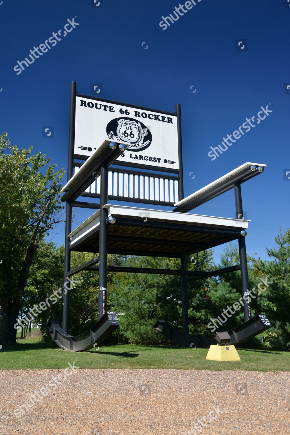 Worlds Largest Rocking Chair On Route Editorial Stock Photo - Stock ...