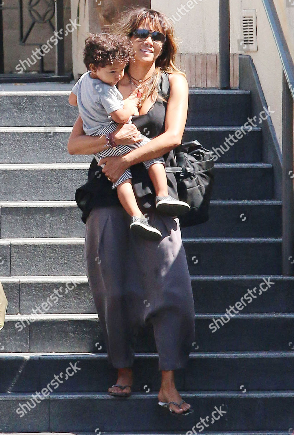 Halle Berry Son Maceo Martinez Leaving Editorial Stock Photo - Stock ...
