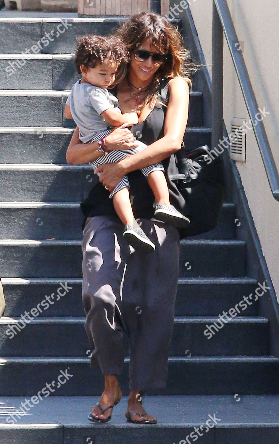 Halle Berry Son Maceo Martinez Leaving Editorial Stock Photo - Stock ...
