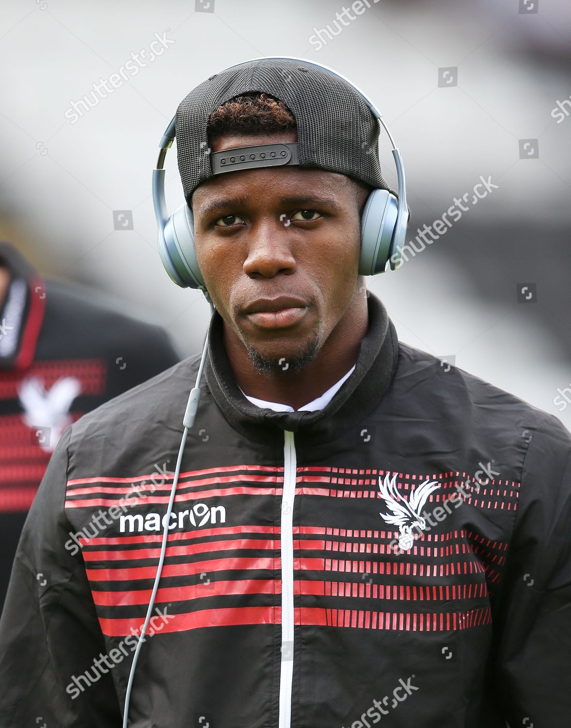 Wilfried Zaha Zaha Crystal Palace Wearing Editorial Stock Photo - Stock ...