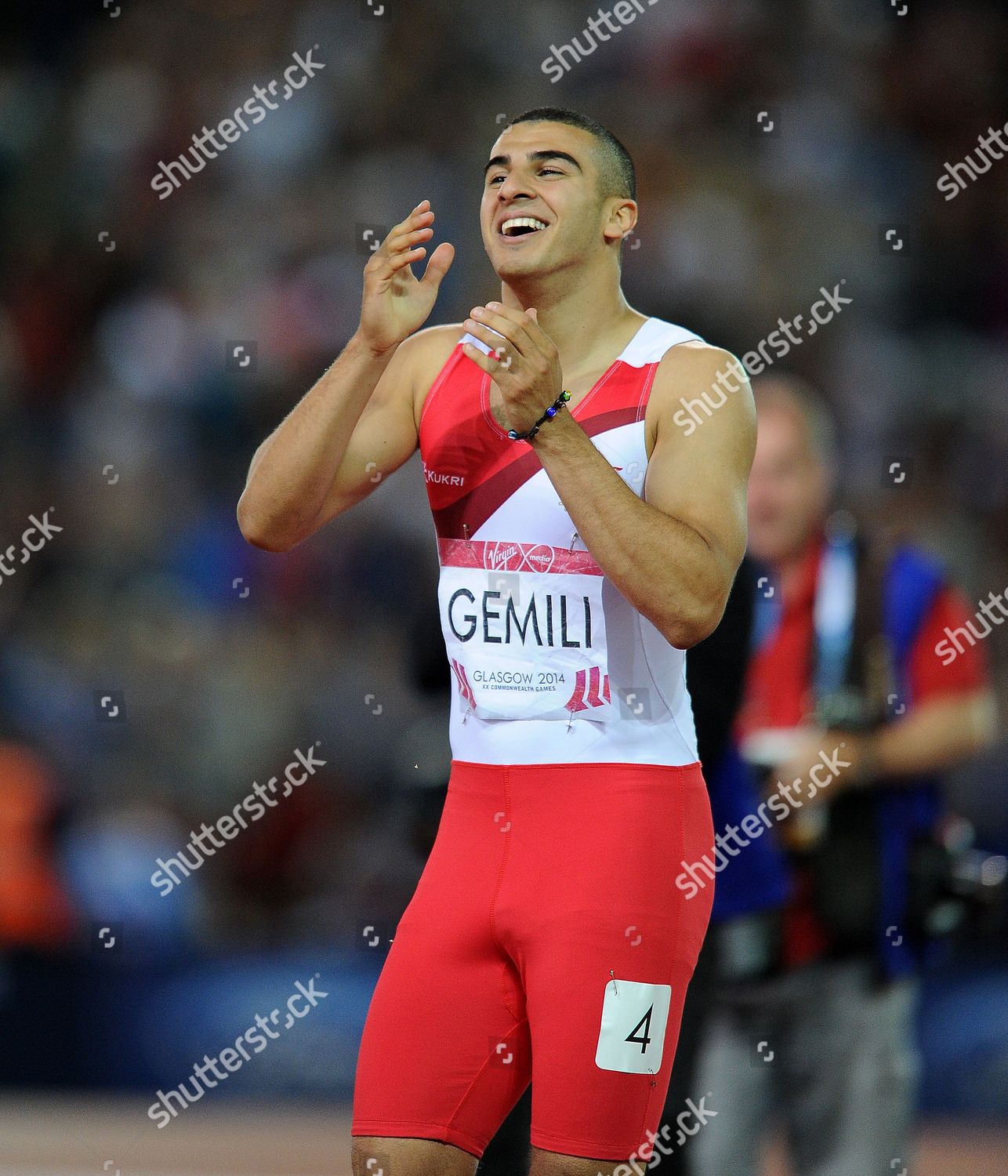 2014 Commonwealth Games Glasgow Adam Gemili Editorial Stock Photo ...