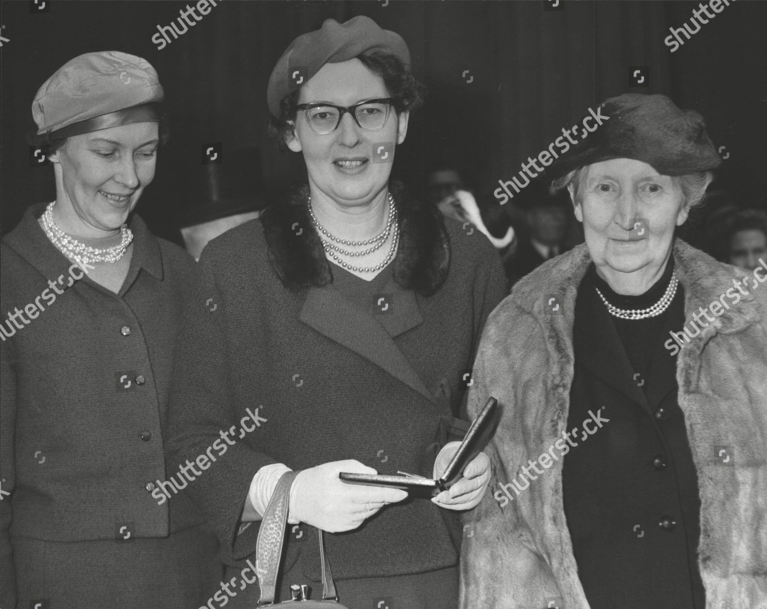 Miss Jean Kirk Centre Private Secretary Editorial Stock Photo - Stock ...