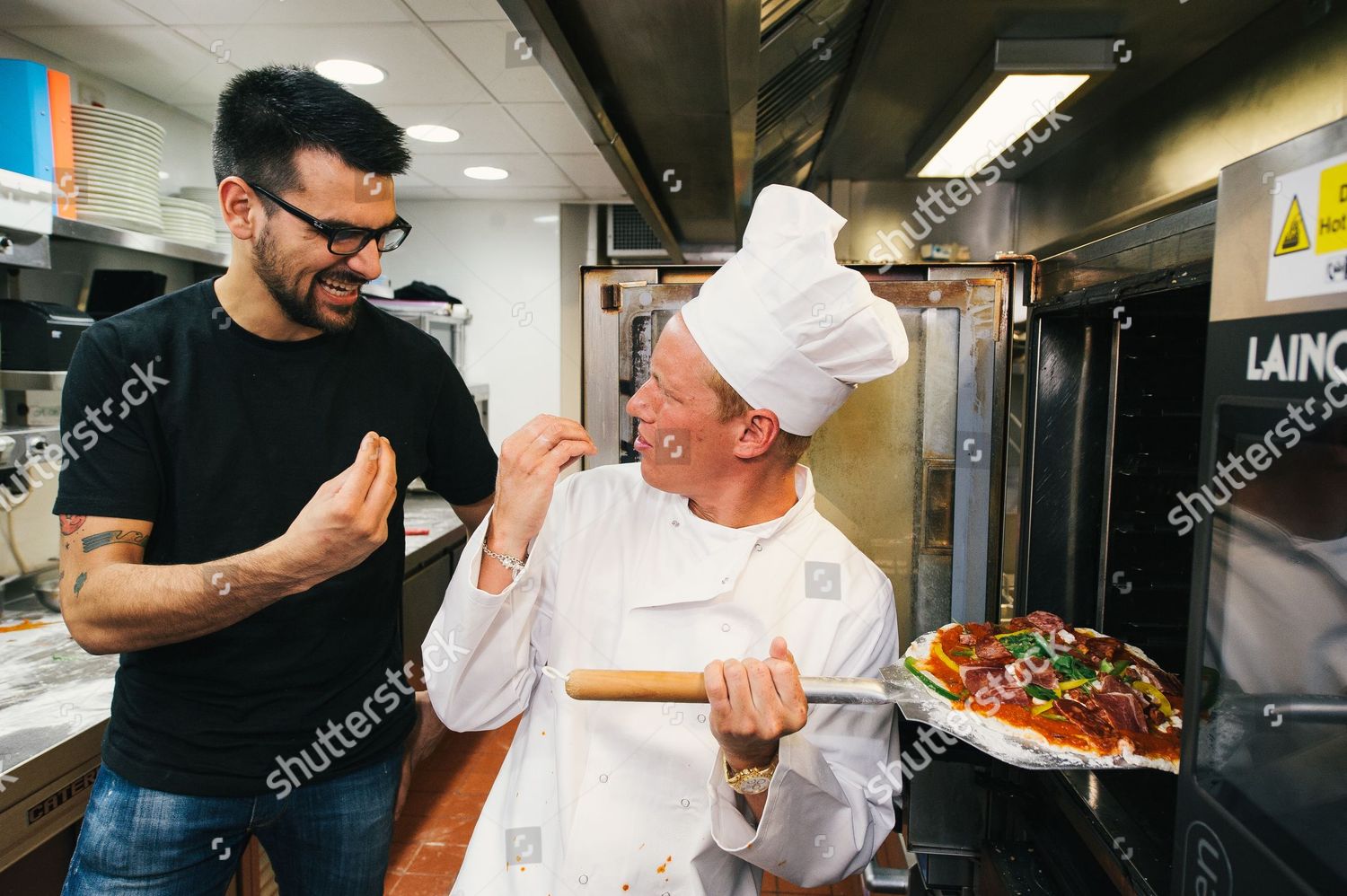 Jamie Laing Making Pizza Help Pizzeria Editorial Stock Photo - Stock ...