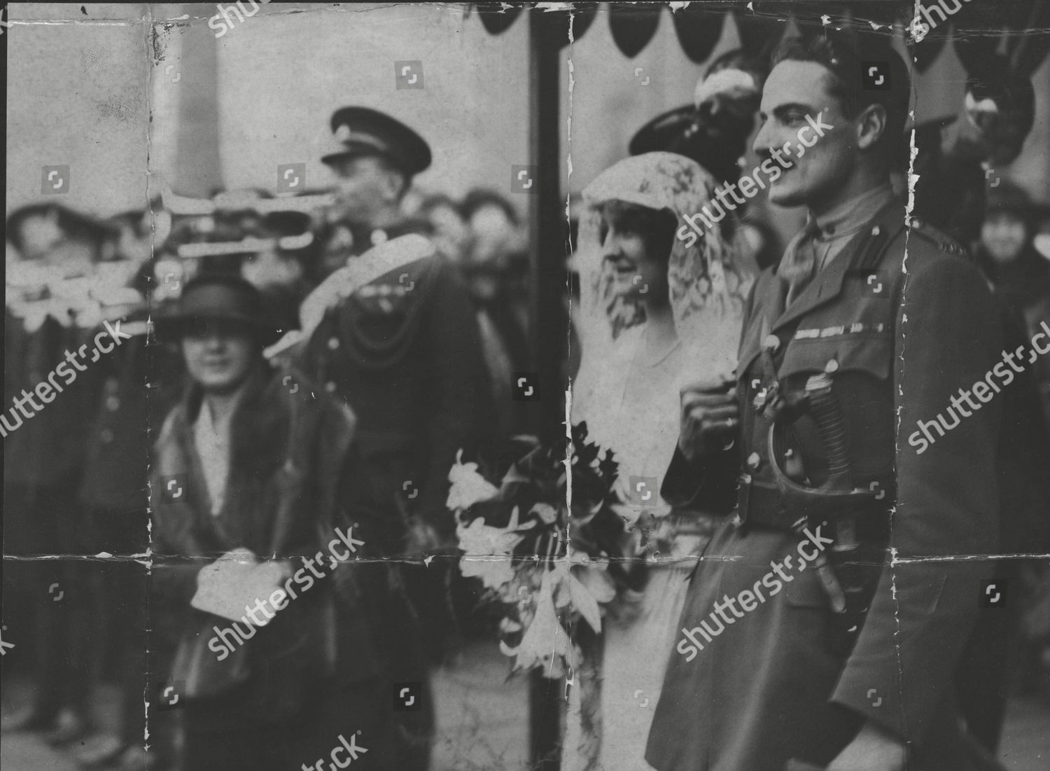 1919 Wedding Captain Richard Munro Lady Editorial Stock Photo - Stock ...