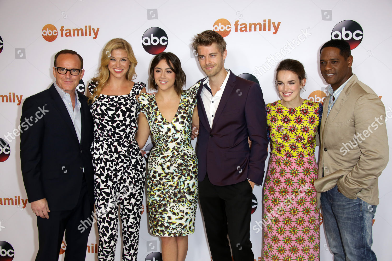 Clark Gregg Adrianne Palicki Iain De Editorial Stock Photo - Stock ...