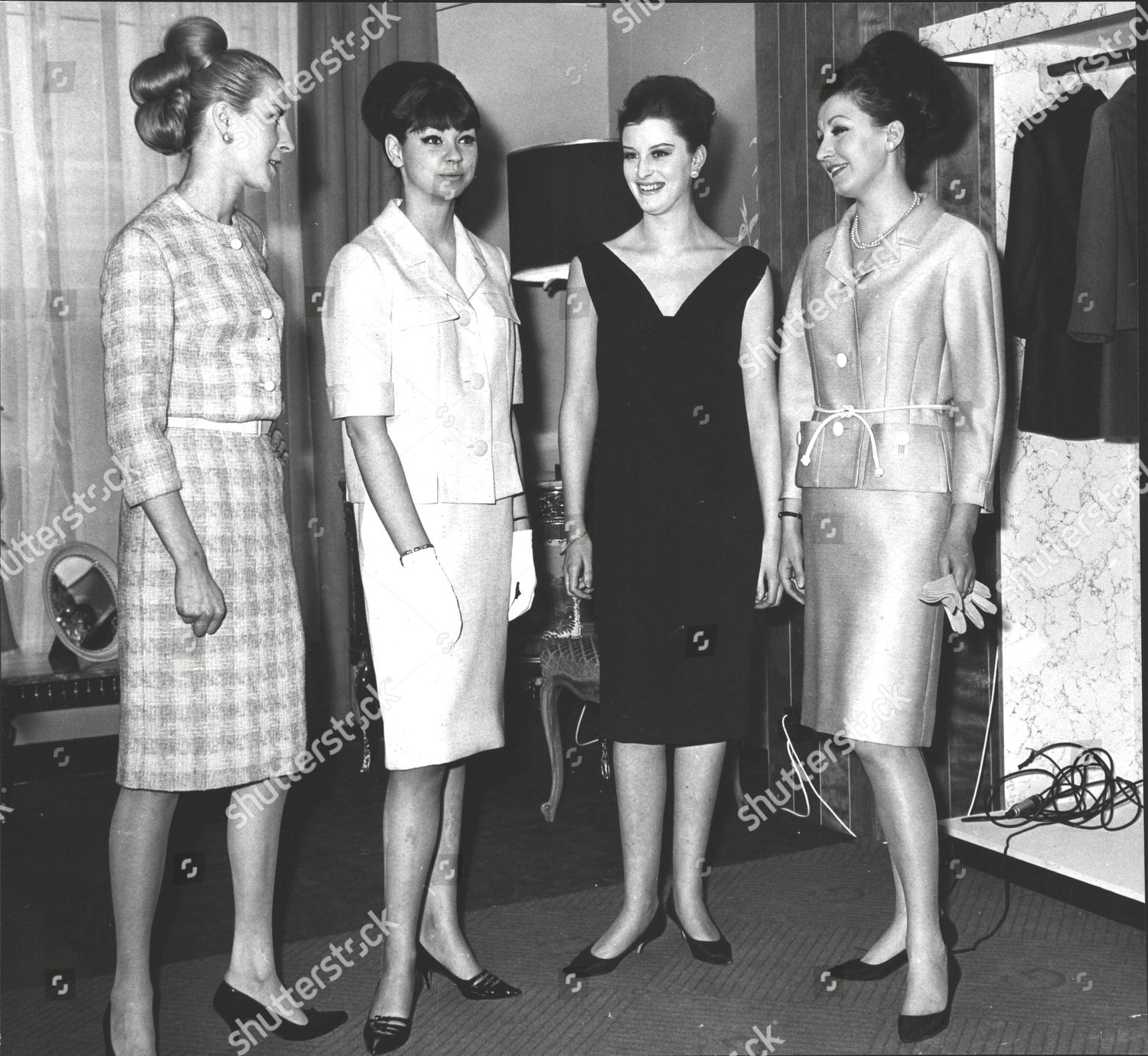 Hardy Amies Models Opening Boulevard Fashion Editorial Stock Photo ...