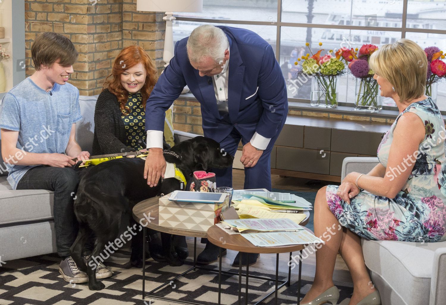 Ollie Cave Lucy Edwards Guide Dog Editorial Stock Photo - Stock Image ...