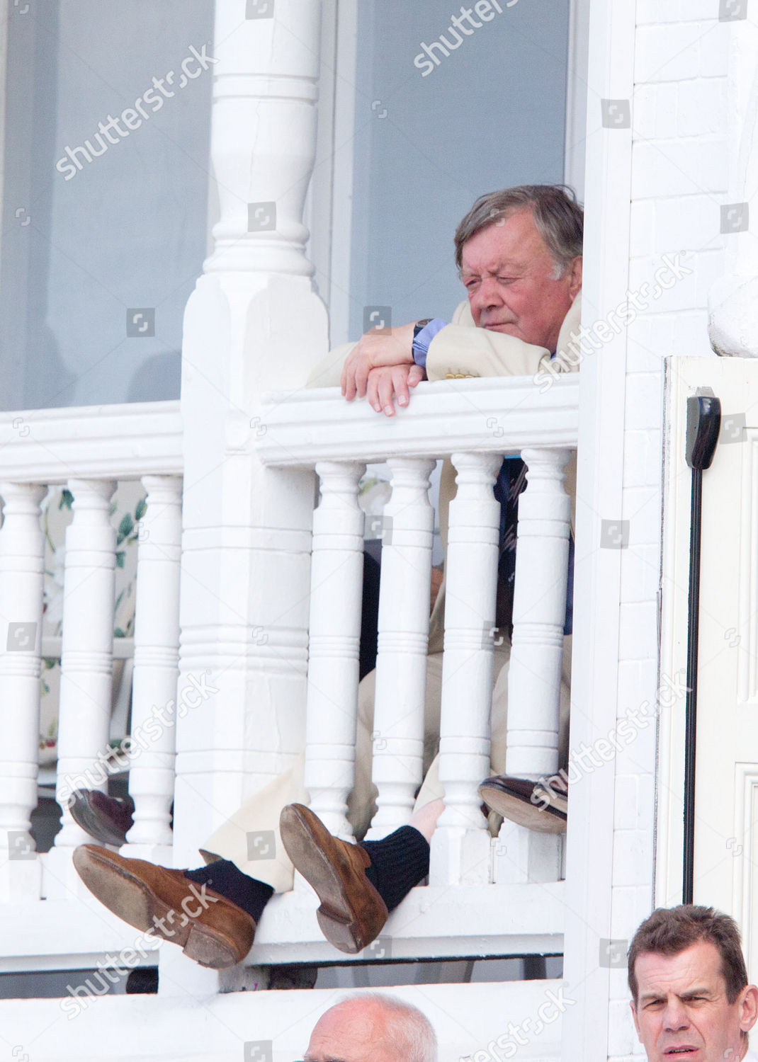 Kenneth Clarke Qc Mp Stretches His Editorial Stock Photo - Stock Image ...