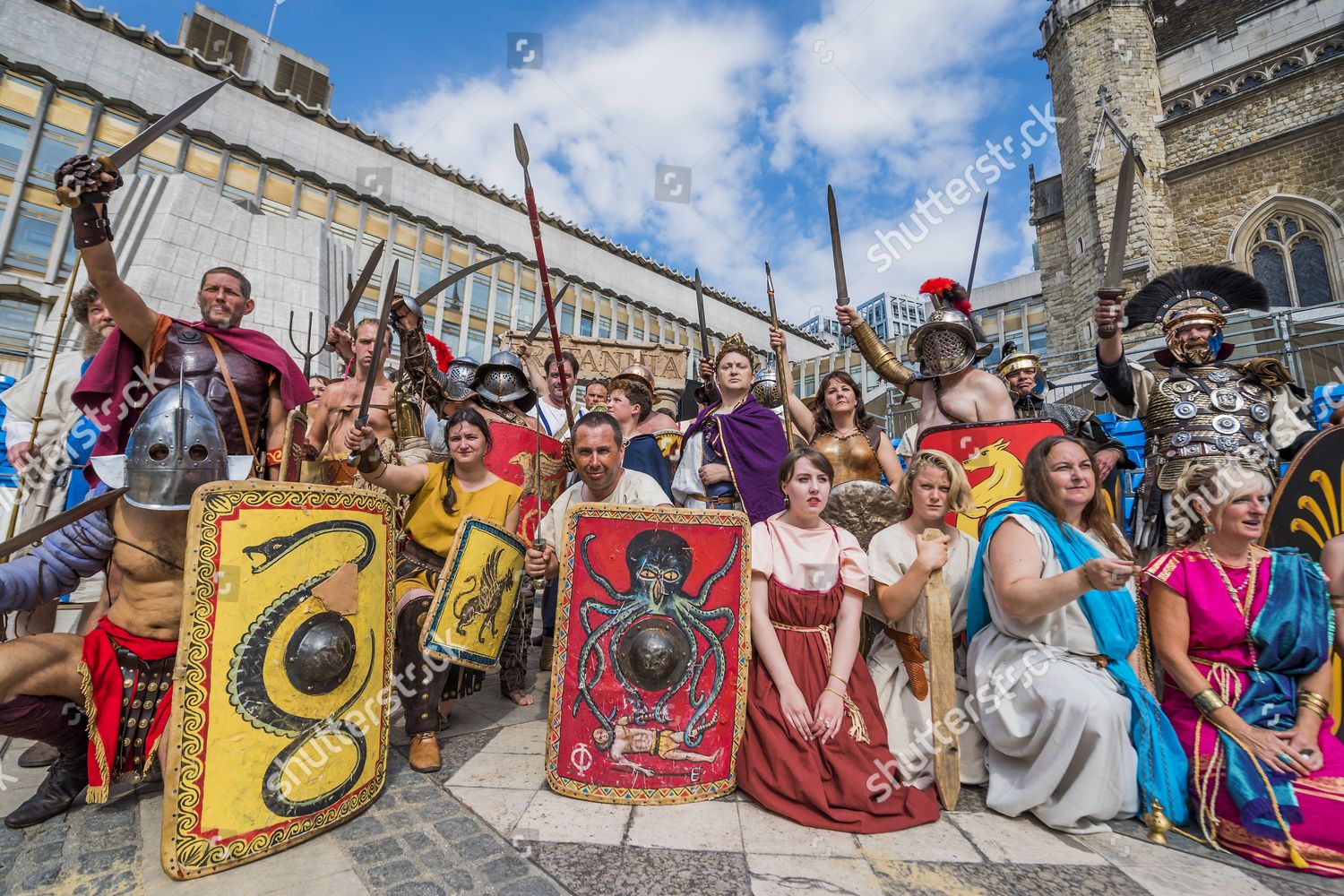GLADIATORS GUILDHALL Editorial Stock Photo - Stock Image | Shutterstock