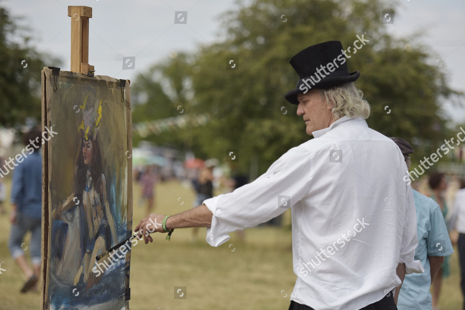 Model Lydia Higginson Poses Artist Nick Editorial Stock Photo - Stock ...