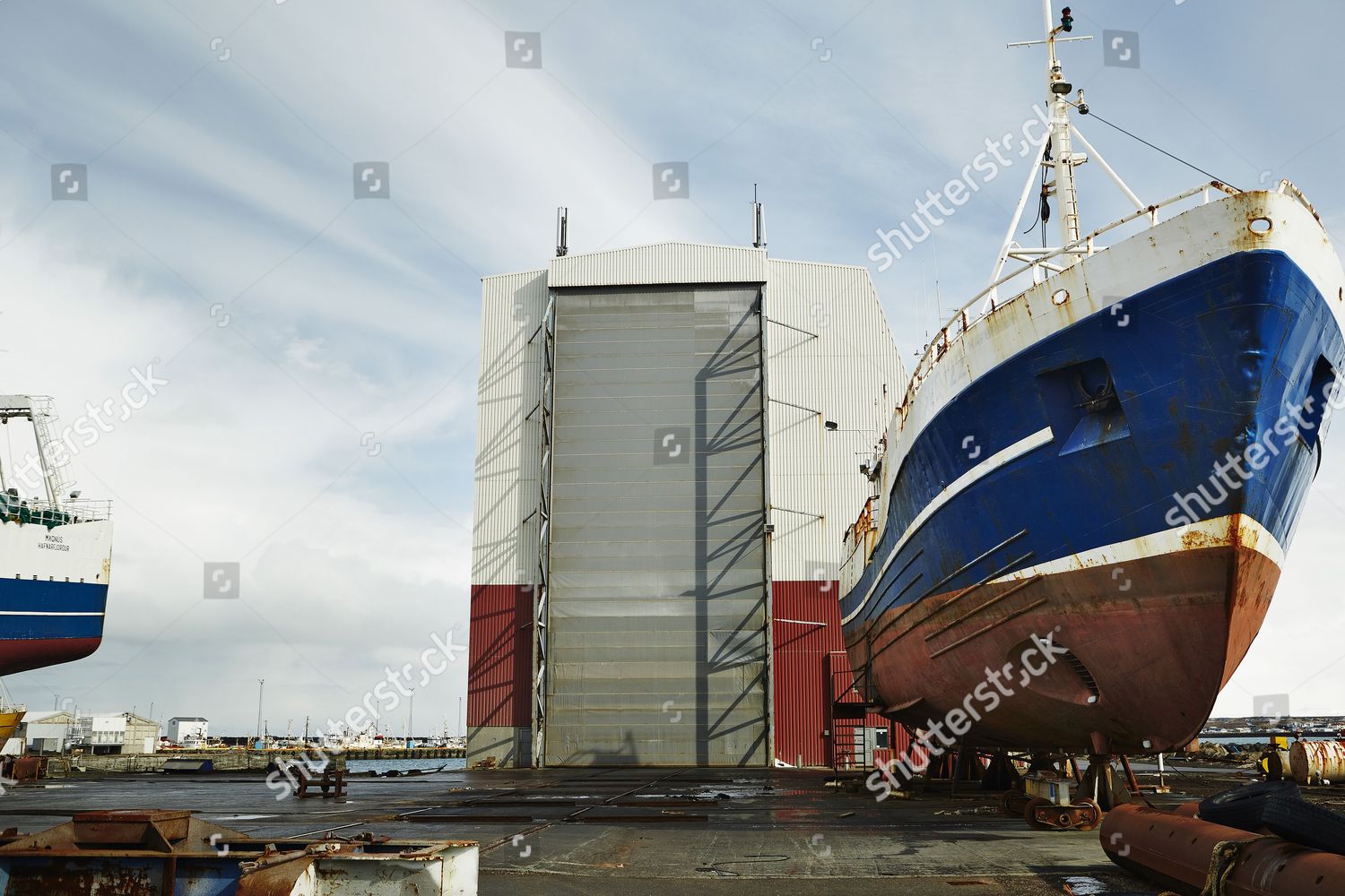 Fishing Boats Dry Dock Southern Peninsula Editorial Stock Photo - Stock ...