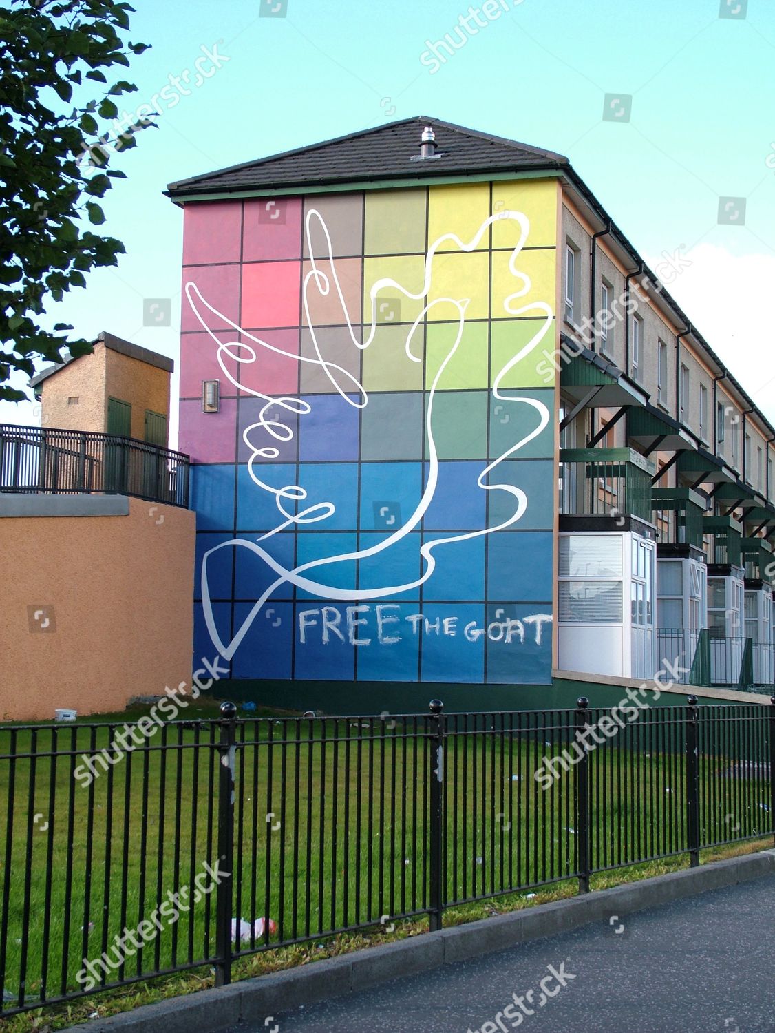 Peace Mural Painting Completed By Bogside Editorial Stock Photo - Stock ...