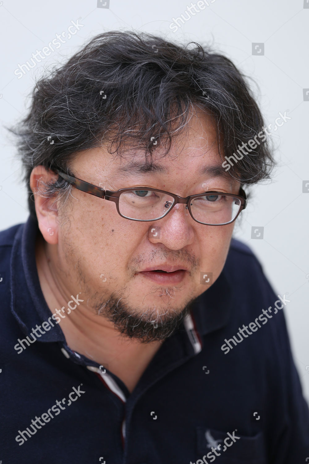 Director Shinji Higuchi Speaks During Interview Editorial Stock Photo ...