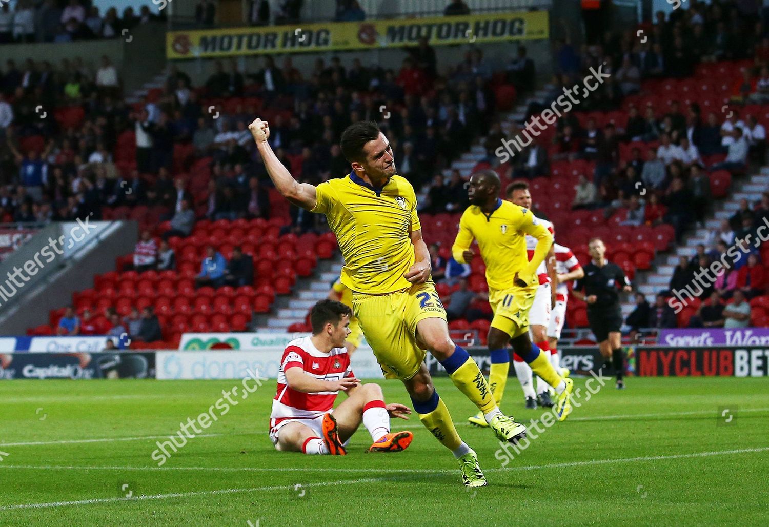 Lewis Cook Leeds United Celebrates Scoring Editorial Stock Photo ...