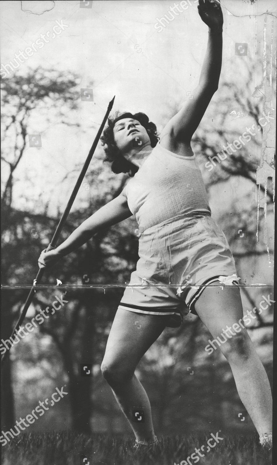 Fraulein Martel Jacobs Javelin Thrower Germany Editorial Stock Photo ...