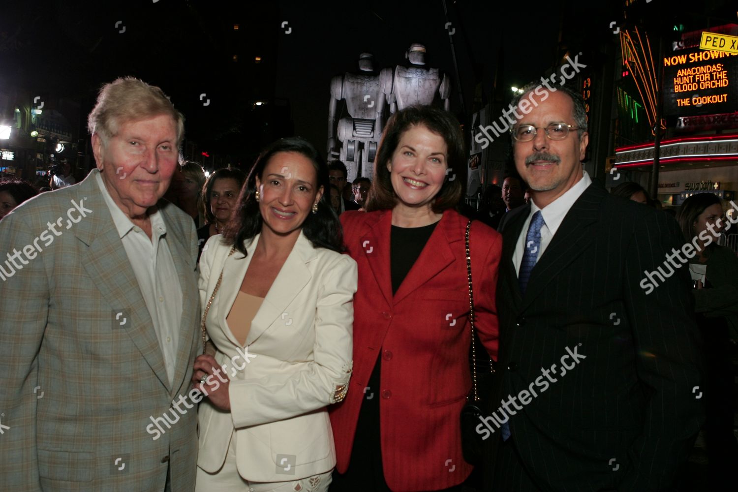 Sumner Redstonewife Paula Sherry Lansing Jon Editorial Stock Photo ...