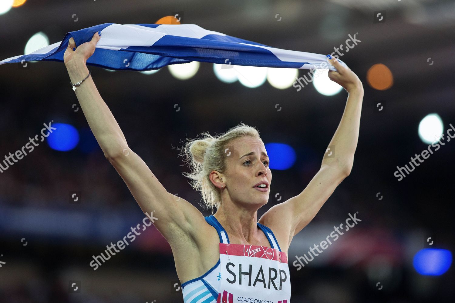 Lynsey Sharp 800m Commonwealth Games Glasgow Editorial Stock Photo ...