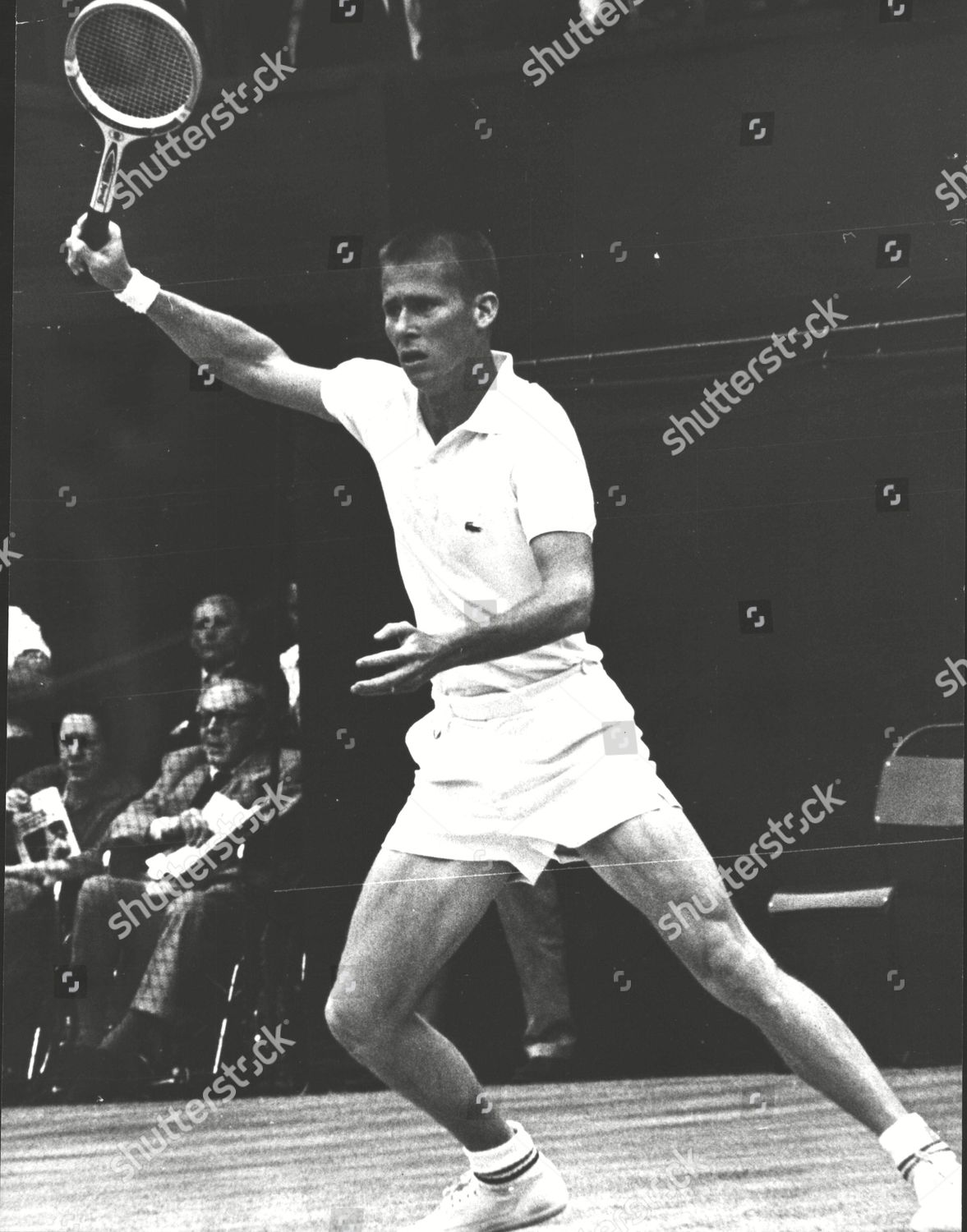 Dennis Ralston Tennis Player Action Wimbledon Editorial Stock Photo ...