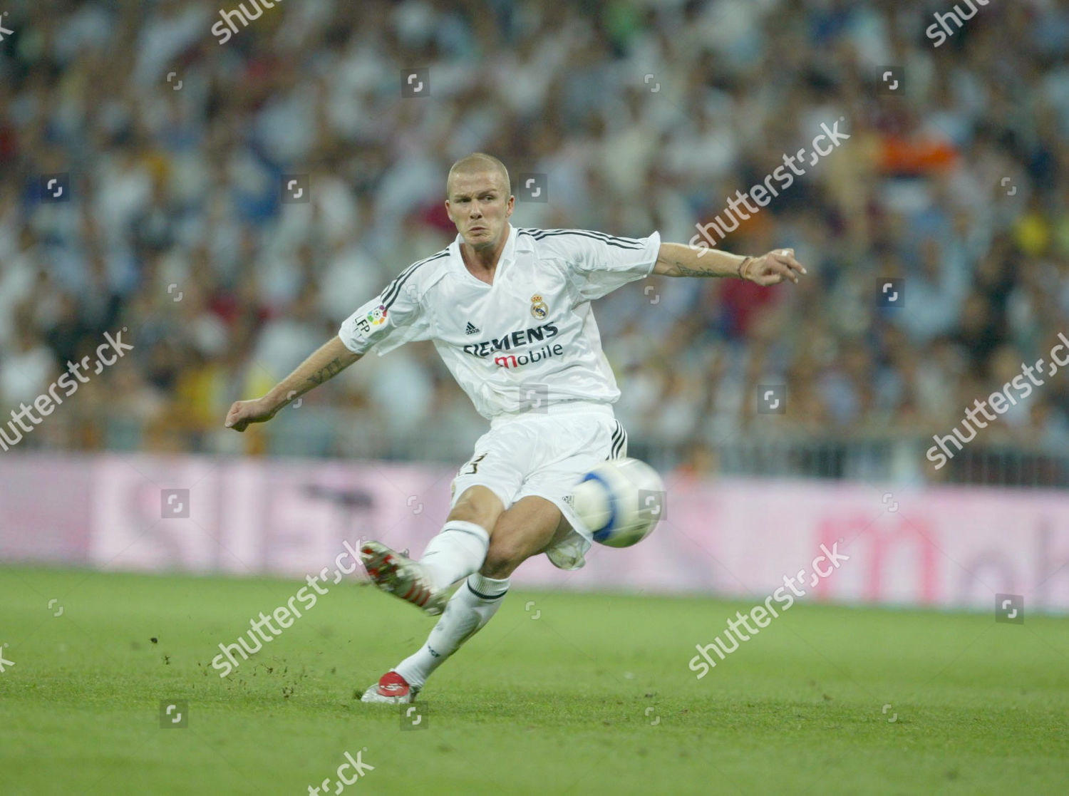 David Beckham Scoring Goal Editorial Stock Photo - Stock Image ...