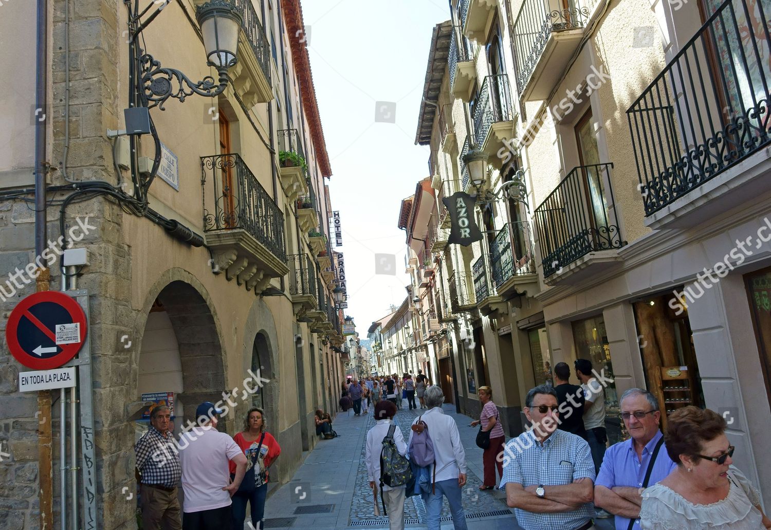 Town Jaca Spanish Pyrenees Near French Editorial Stock Photo - Stock ...