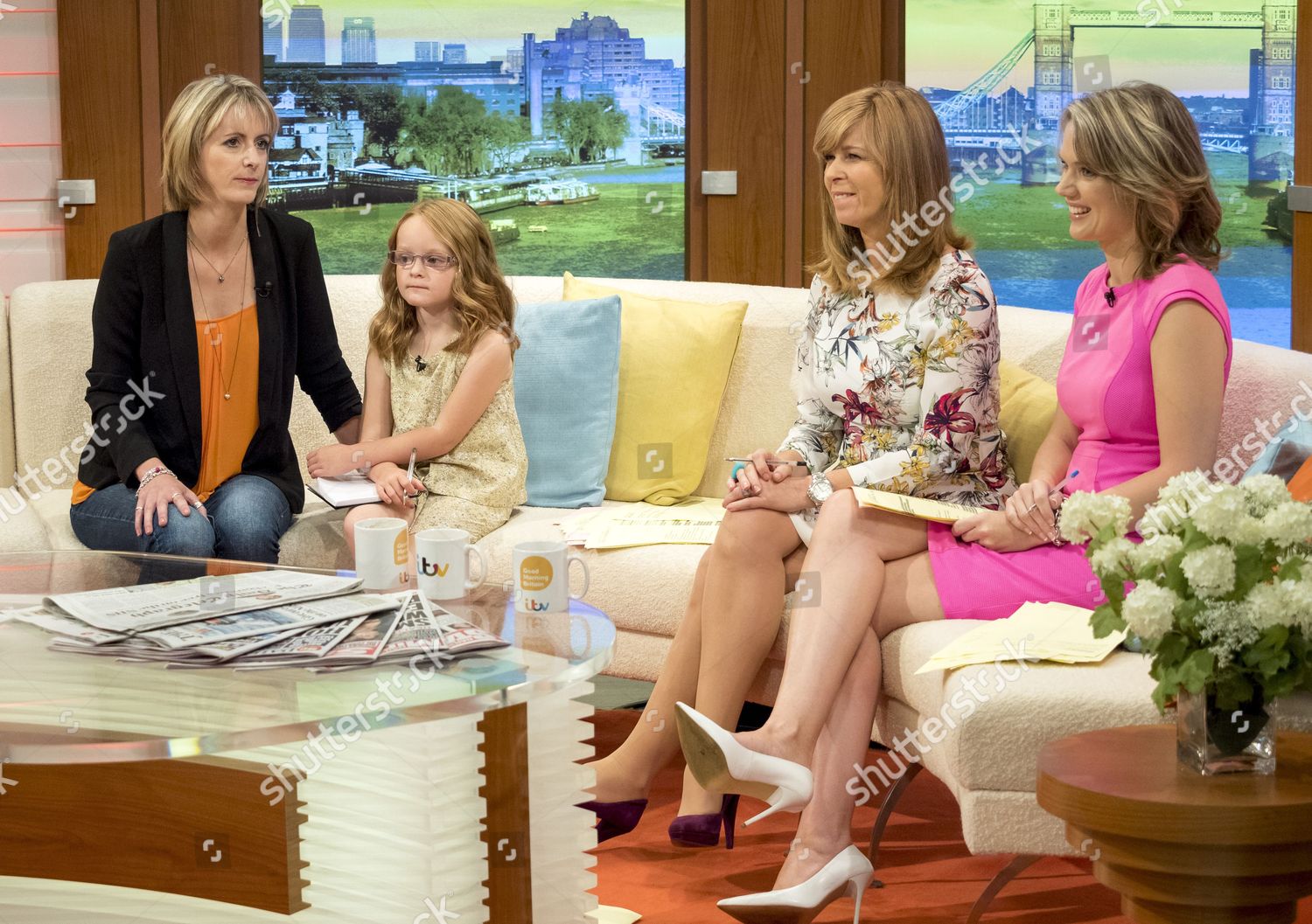 Emelia Esme Redding Kate Garraway Charlotte Editorial Stock Photo ...