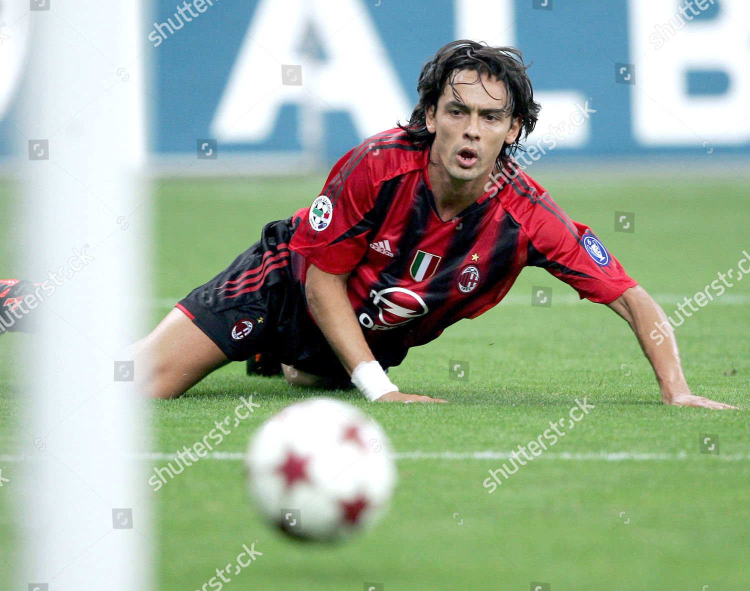 Filippo Inzaghi Ac Milan Football Team Editorial Stock Photo - Stock ...