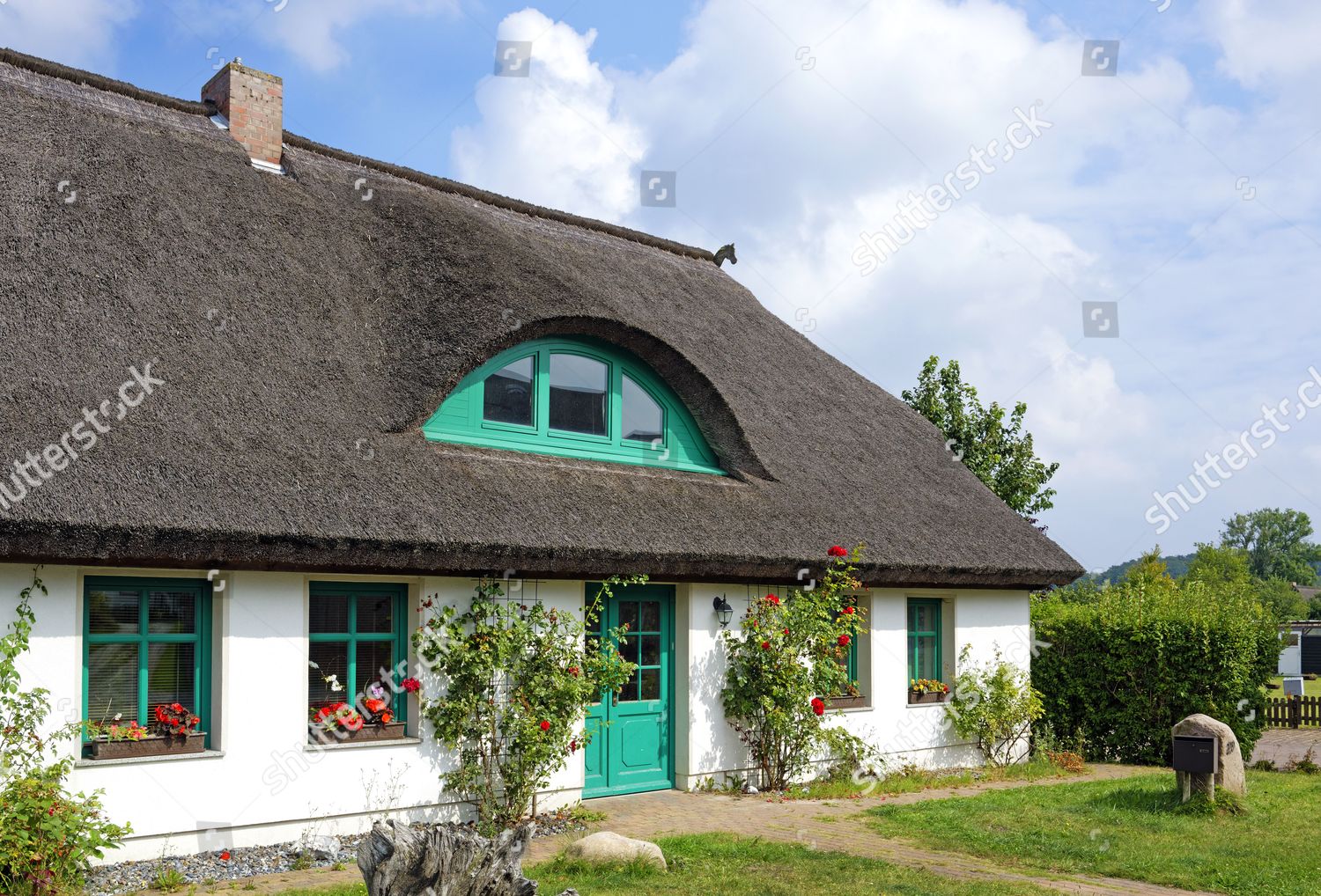 Thatched House Arkona Rugen Mecklenburgwestern Pomerania Editorial ...