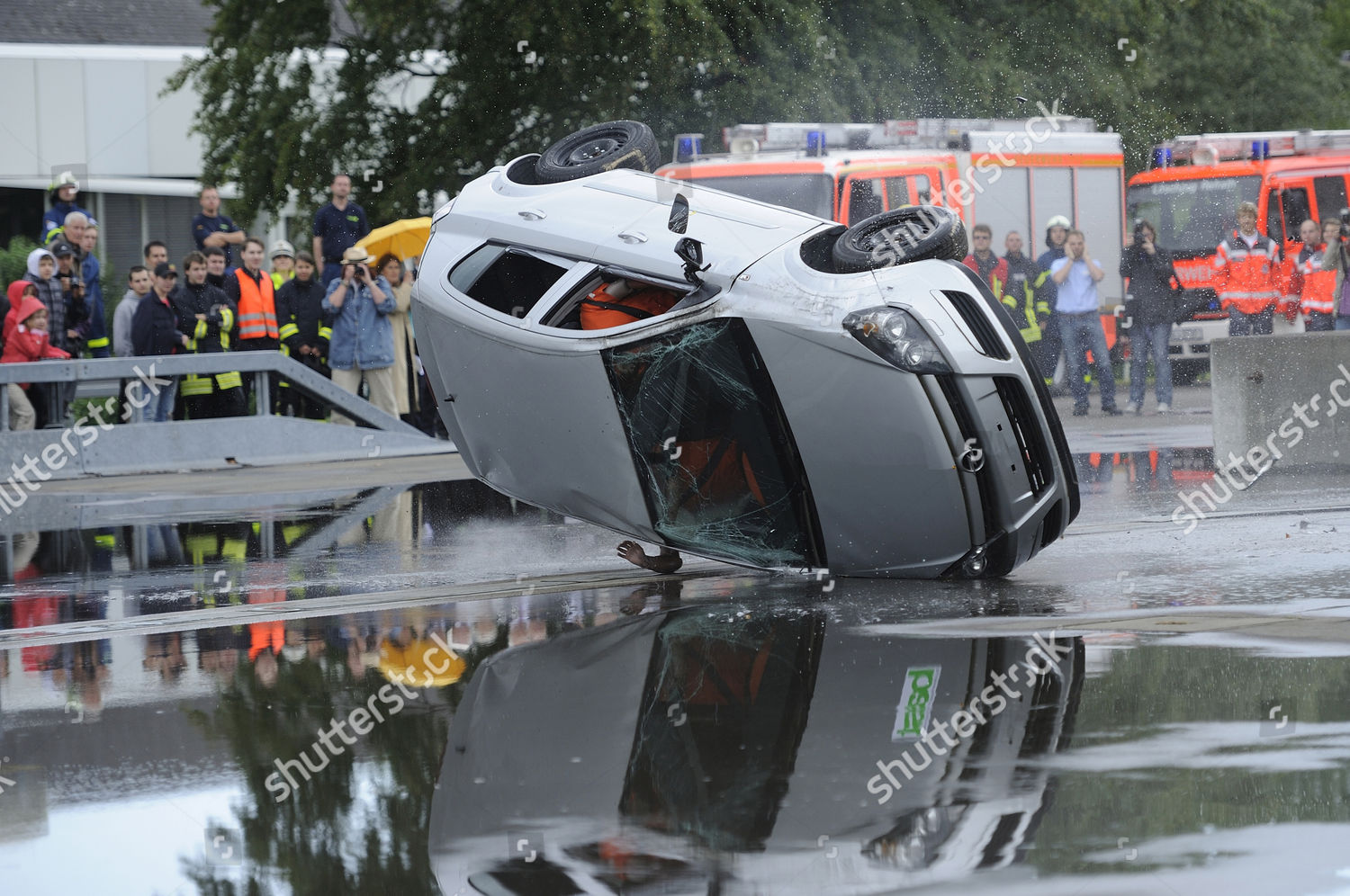Car Rollover Test Bensberg Bergisch Gladbach Editorial Stock Photo ...