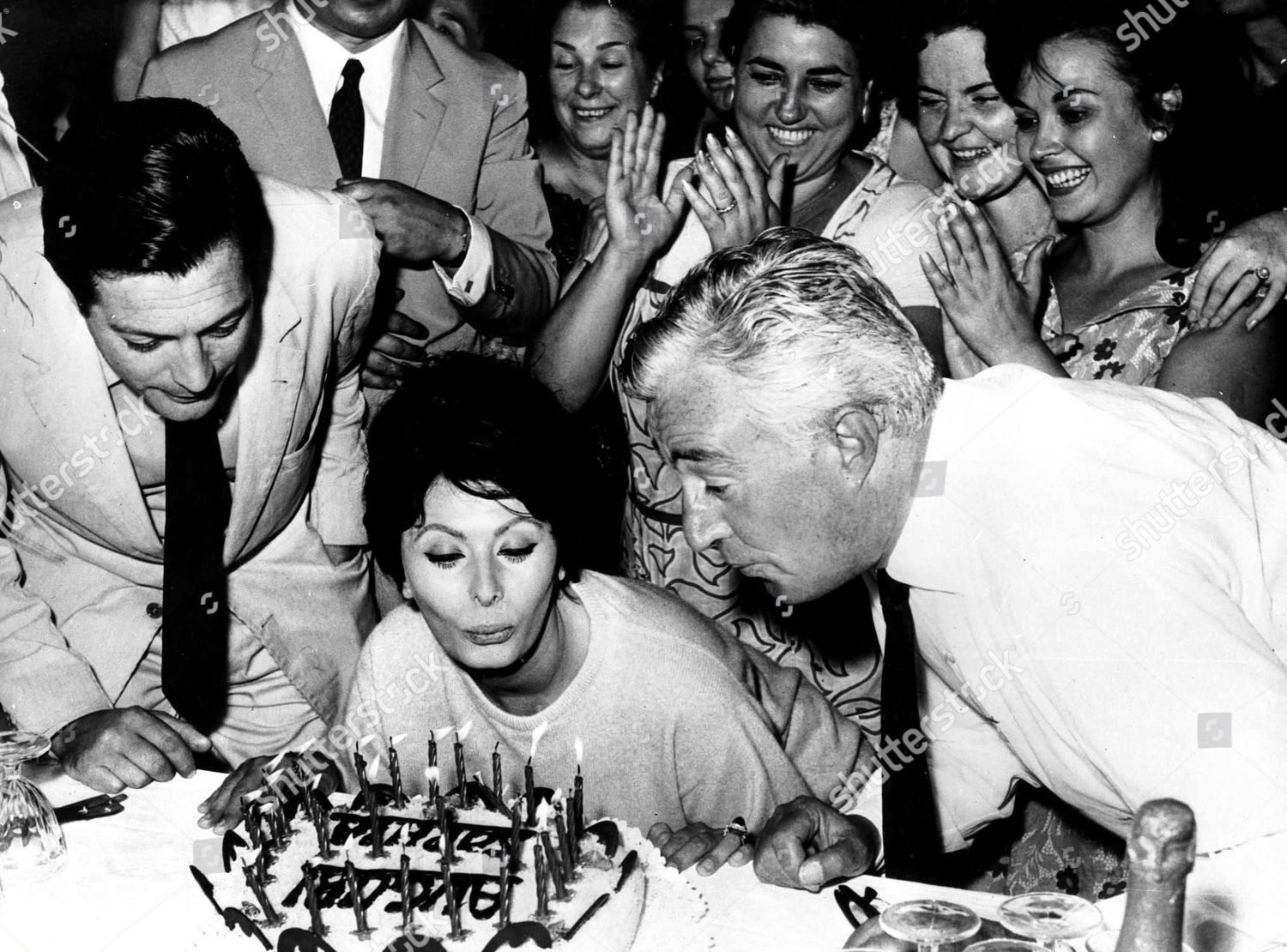 Sophia Loren Celebrating Her 29th Birthday Editorial Stock Photo ...