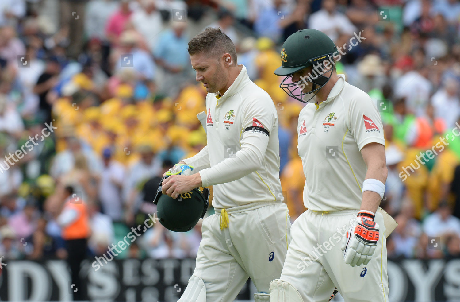 Michael Clarke Current Captain Stave Smith Editorial Stock Photo ...