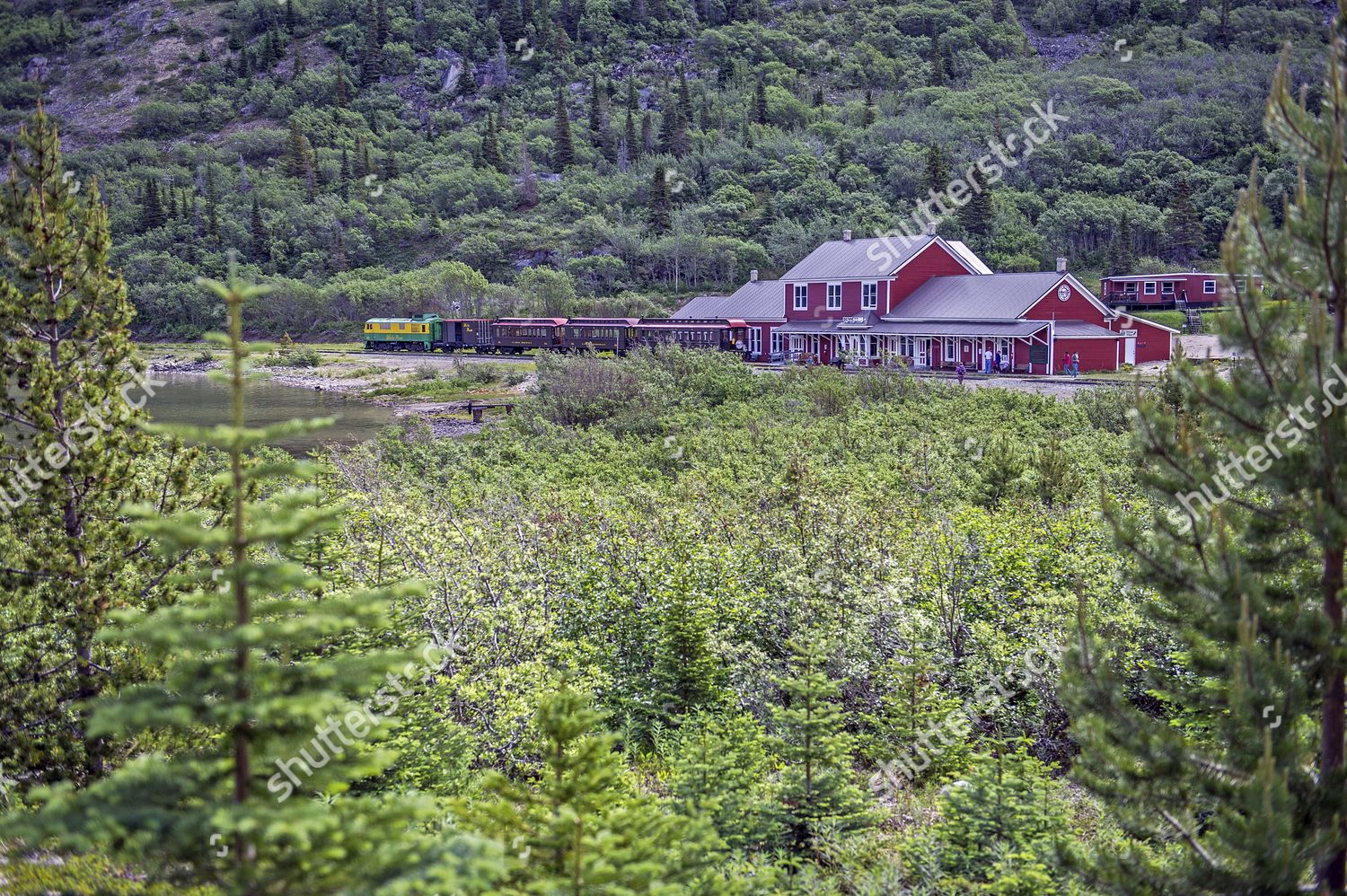Lake Bennett Station British Columbia Canada Editorial Stock Photo ...