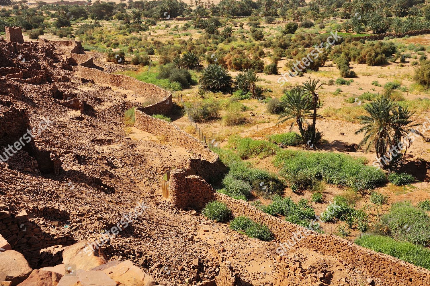 Ruins Fortified Trading Post Ksar Ramparts Editorial Stock Photo ...
