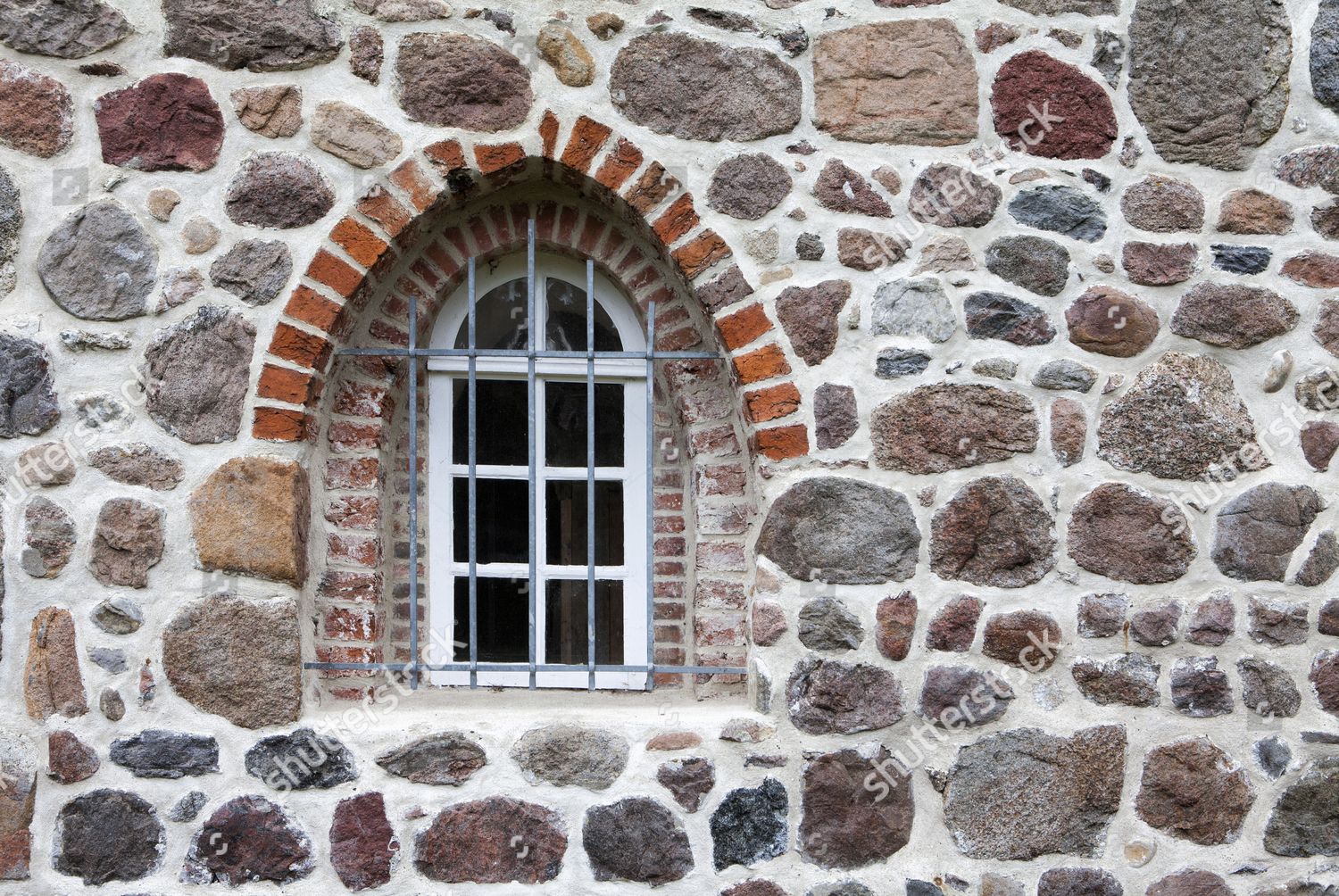 Old Stone Wall Made Rocks Bricks Editorial Stock Photo - Stock Image ...