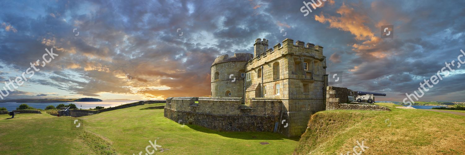 Pendennis Castle Device Fort Built 1539 Editorial Stock Photo - Stock ...