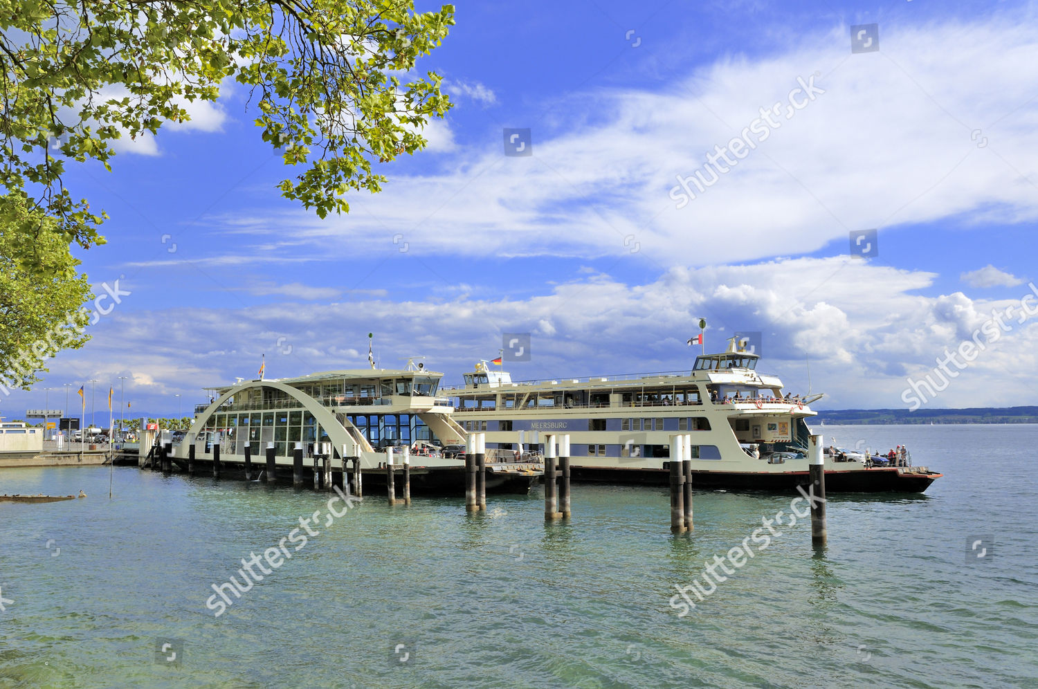 Car Ferries Ferry Dock Lake Constance Editorial Stock Photo - Stock ...