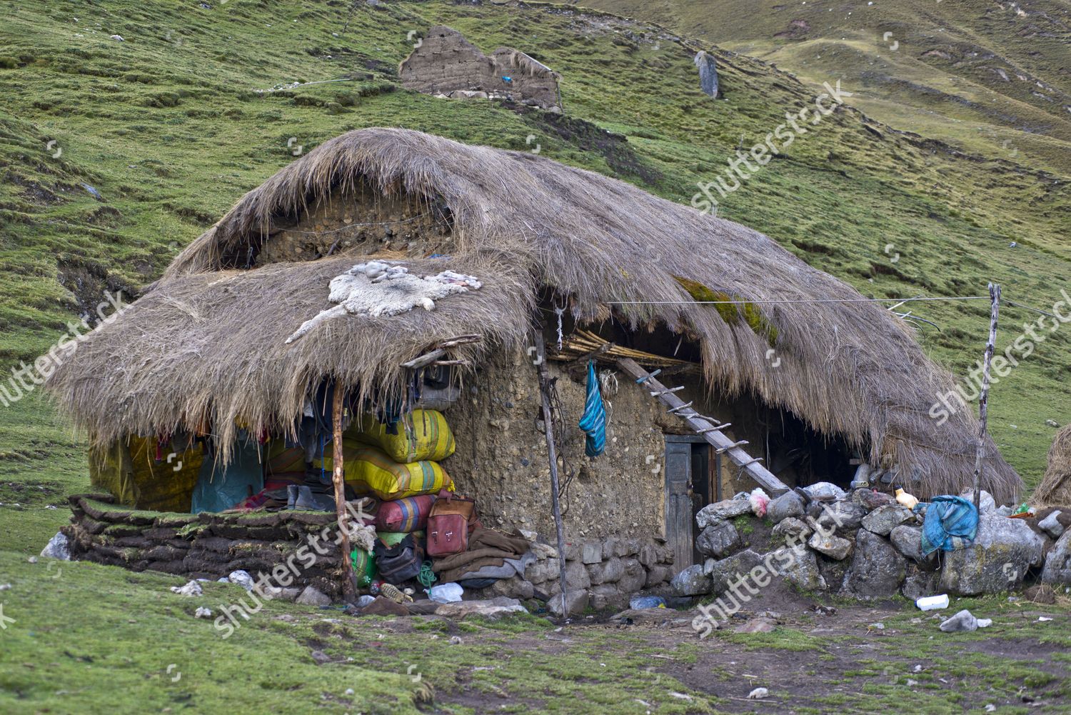 Typical Traditional Dwelling House Built Mud Editorial Stock Photo ...