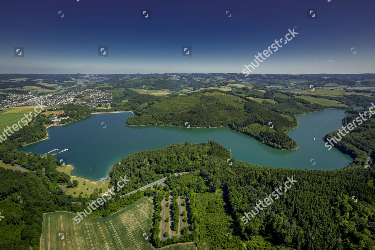 Hennesee Meschede Sauerland North Rhinewestphalia Germany Editorial ...