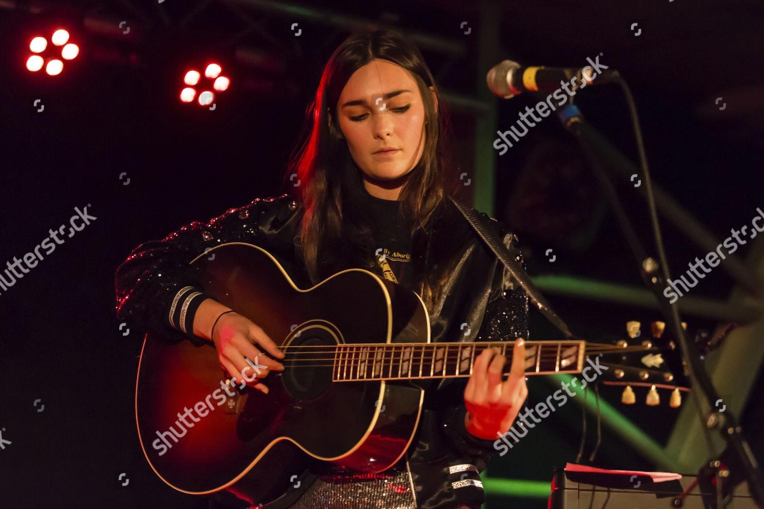 Australian Singer Lisa Mitchell Live Concert Editorial Stock Photo ...