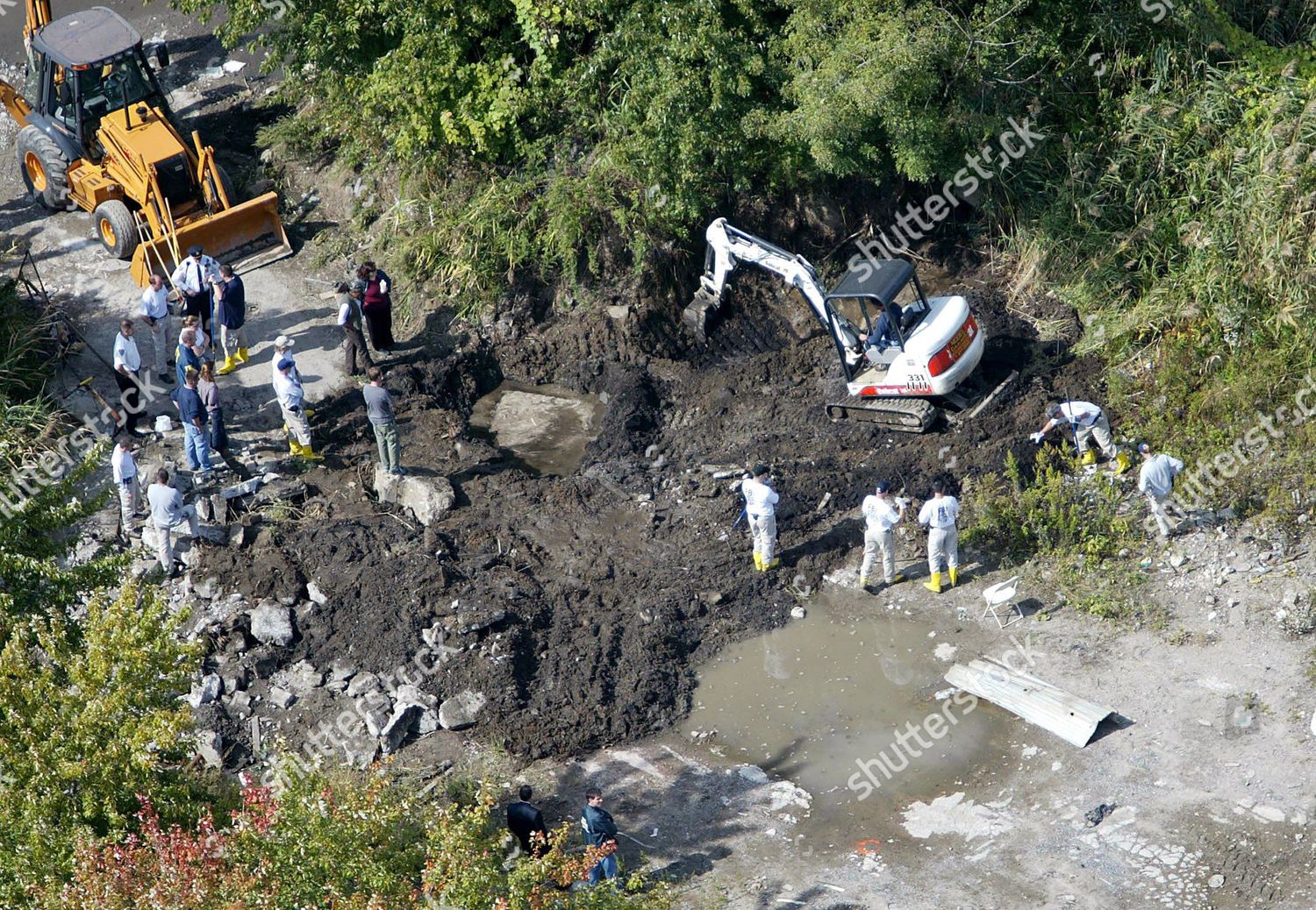 American Federal Agents Nypd Officers Digging Editorial Stock Photo ...