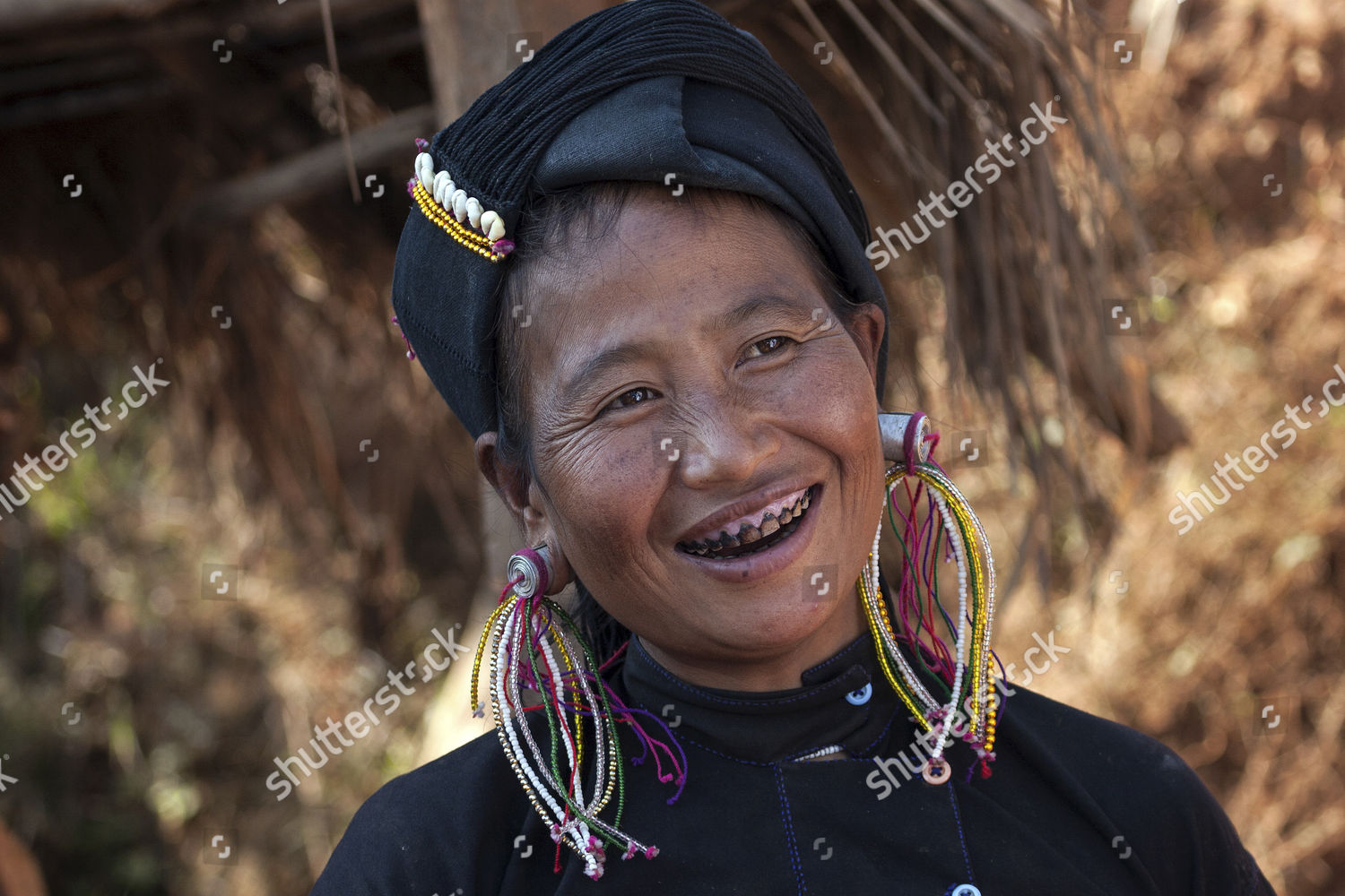 Native Woman Typical Clothing Headgear Ann Editorial Stock Photo ...