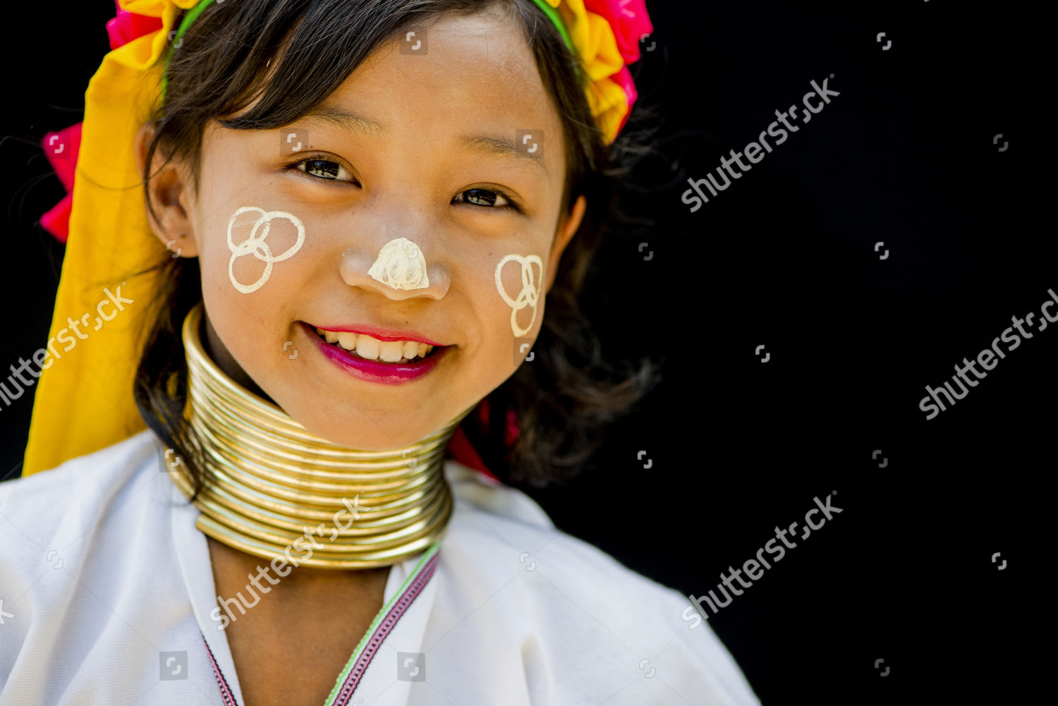 Model Released Kayan Hill Tribe Girl Editorial Stock Photo - Stock ...